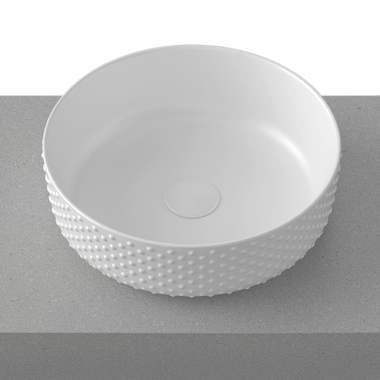 Allure Dimple White Matte - New England Joinery